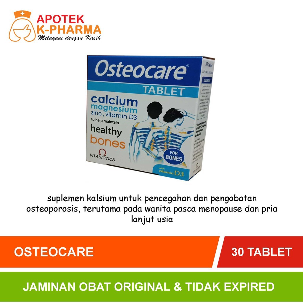 Jual Osteocare Isi 30 Tablet Obat Original Vitabiotics | Shopee Indonesia
