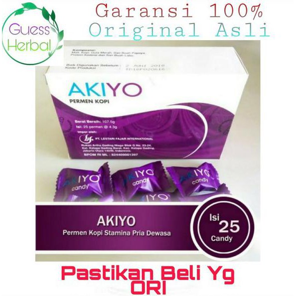 Jual Permen Akiyo Original Asli 25 Pcs | Shopee Indonesia