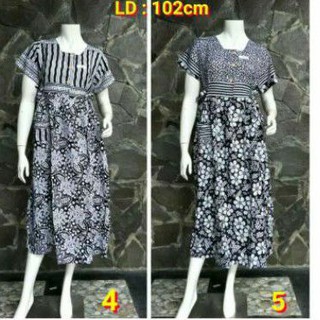 Jual Daster batik dewasa chibi lengan HAP daster ibu hamil busui oleh ...