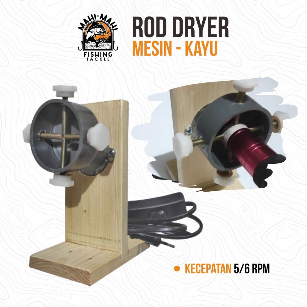 Jual Mesin Rod Dryer Pengering Resin Joran Paket Lengkap Bahan Kayu 5/6 ...