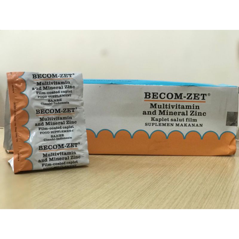 Jual BECOM ZET Mutivitamin dan Mineral | Shopee Indonesia
