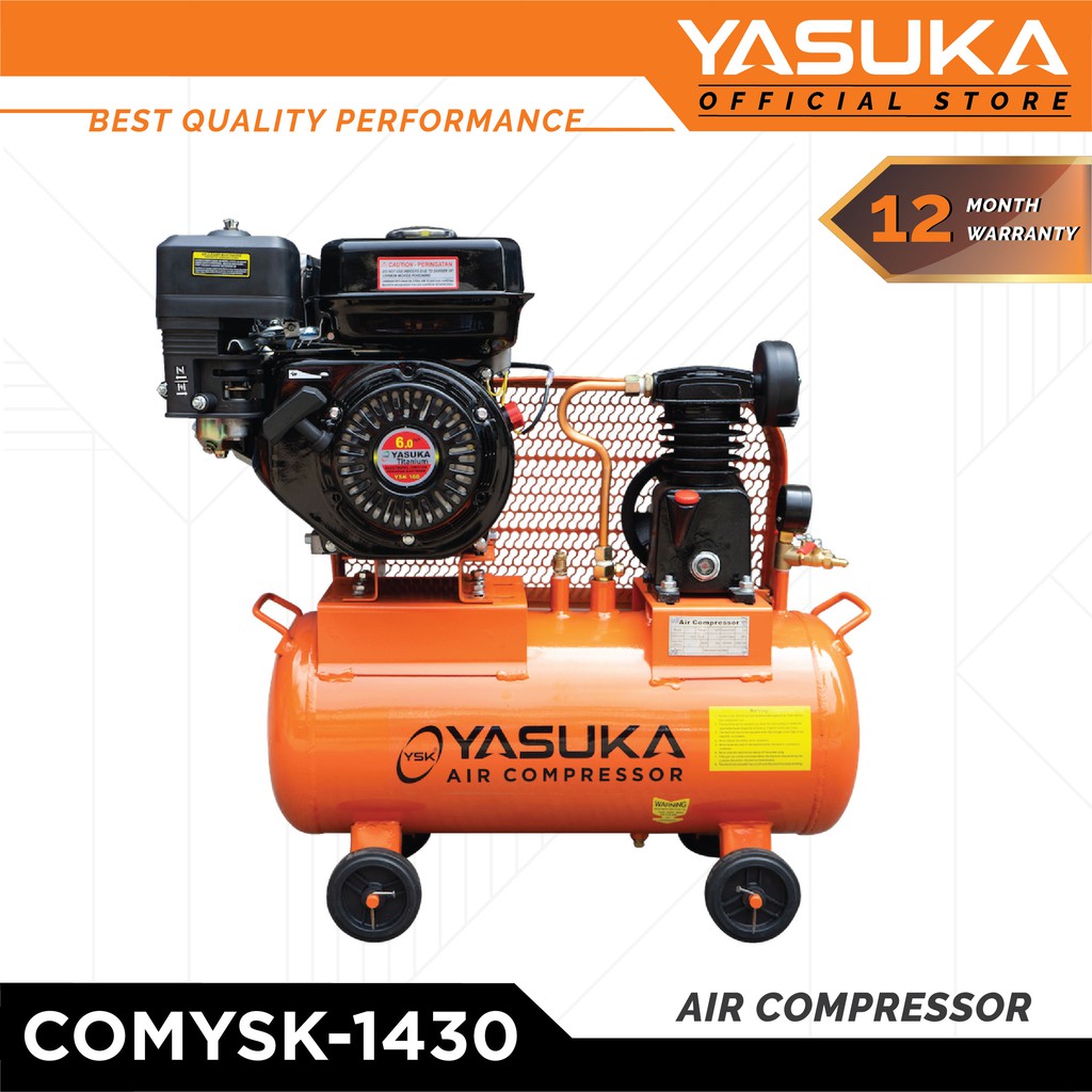 Jual Kompresor Udara / Air Compressor Yasuka COMYSK-1430 1/4 HP (30L ...
