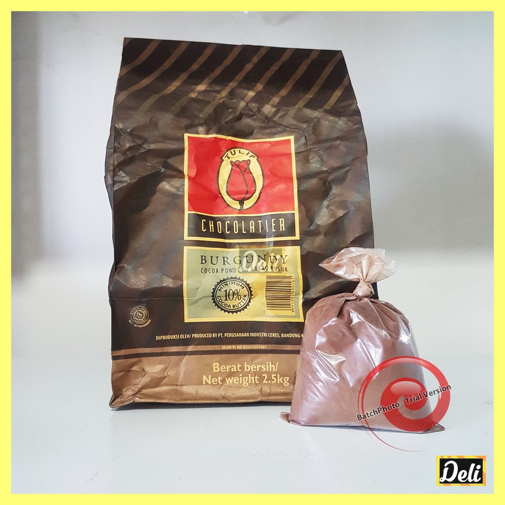 Jual Burgundy Tulip Cocoa Powder Coklat Kakao Bubuk Repack Timbangan ...