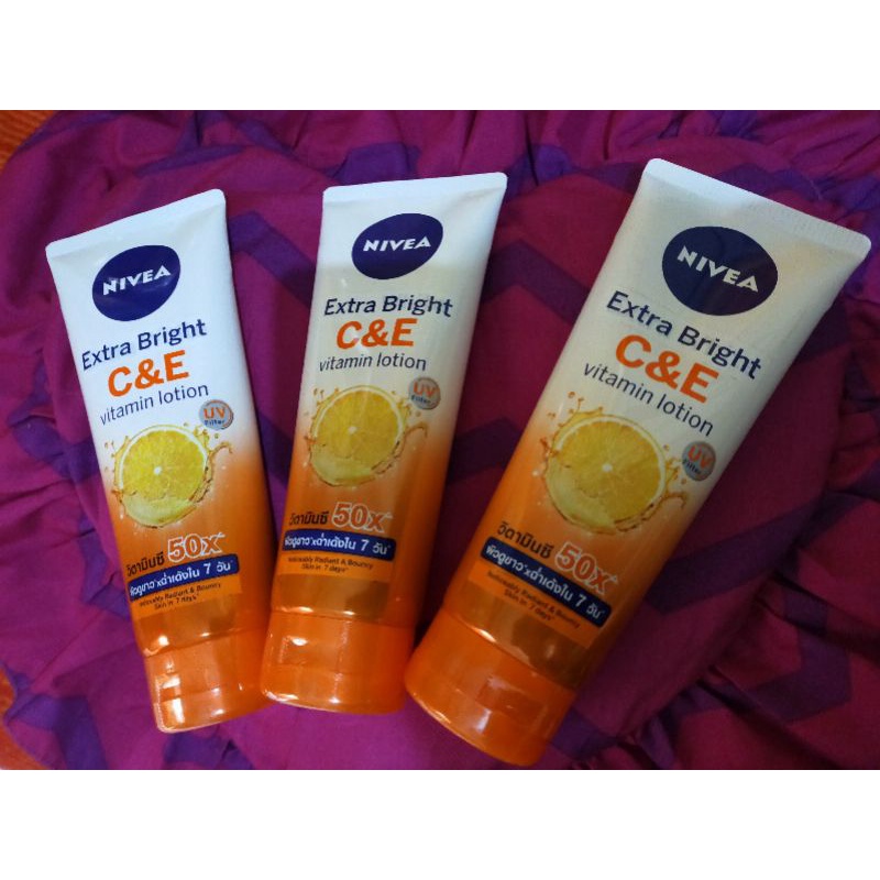 Jual Nivea Extra Bright C&E vitamin lotion 180ml | Shopee Indonesia