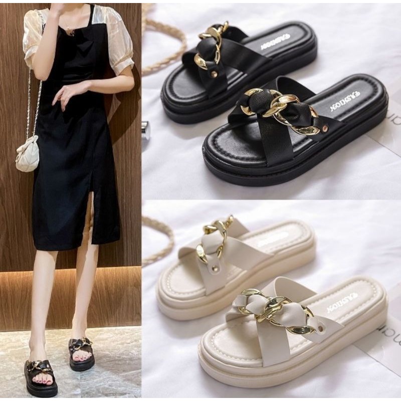 Jual Sandal Wanita Fashion Import Terbaru Premium Quality NF 2029 ...