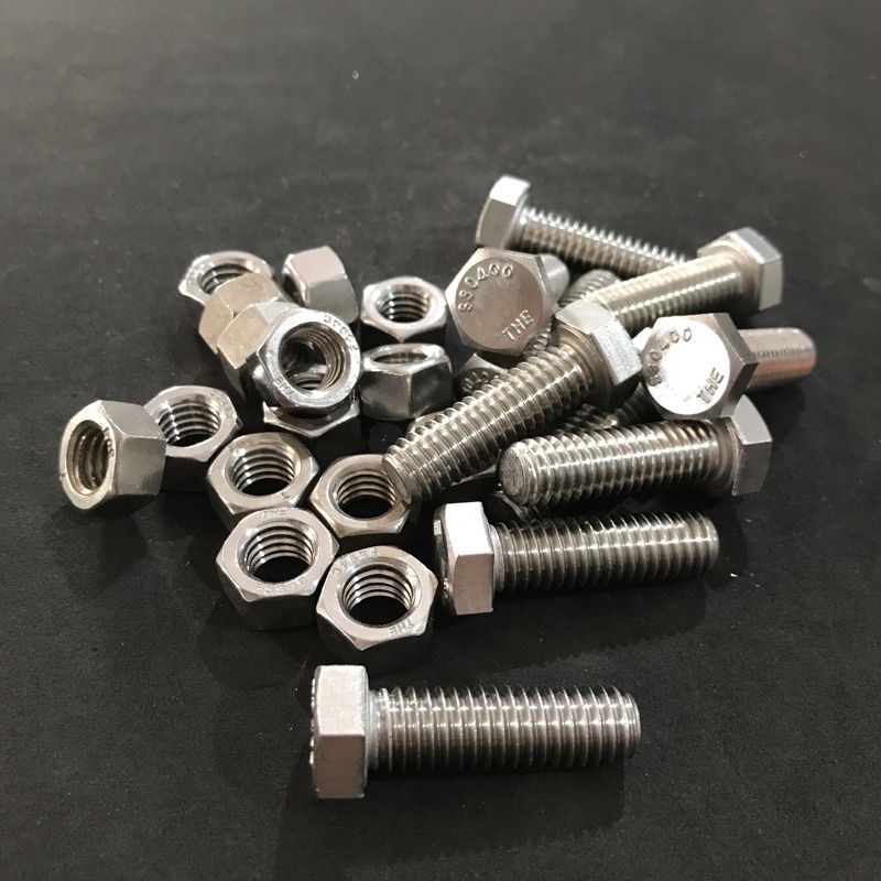 Jual BAUT MUR 3/8 X 1-1/4” STAINLESS STEEL SS BAUT MUR 3/8 X 1-1/4” SUS 304 ANTI KARAT KUNCI 14 ...