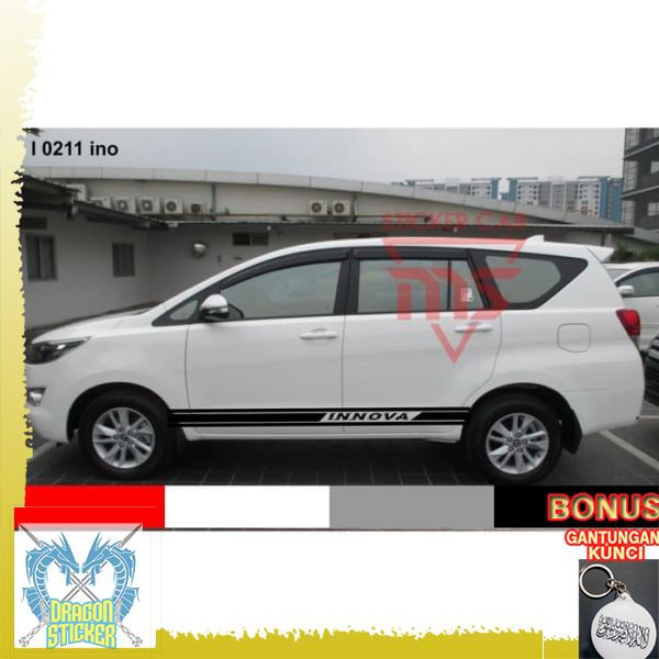 Jual TERMURAH sticker innova stiker mobil toyota innova list body ...