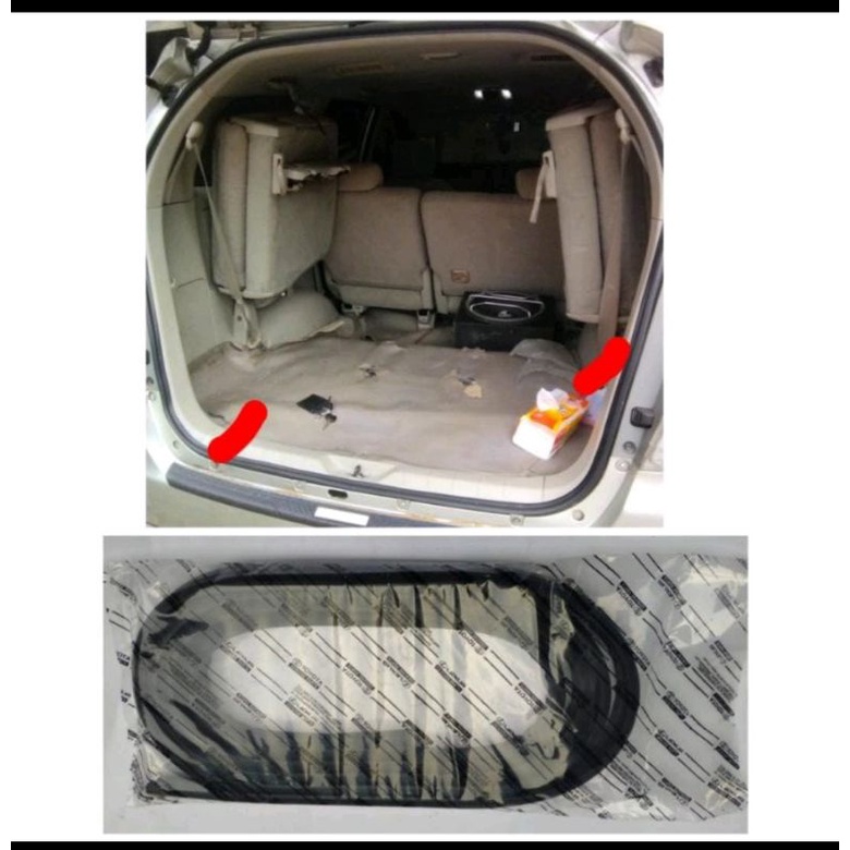 Jual karet bagasi karet peredam bunyi pintu bagasi toyota innova 2005 ...