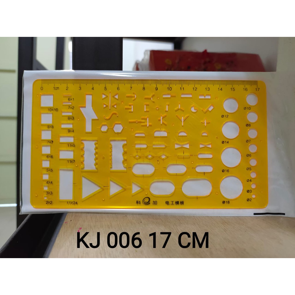 Jual penggaris mal elektro accurate cokai kj 006 17 cm | Shopee Indonesia