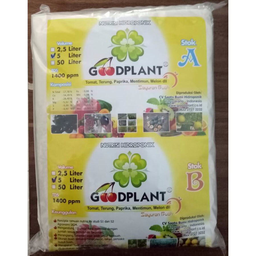 Jual Goodplant Nutrisi AB Mix Buah – 5 Liter | Shopee Indonesia