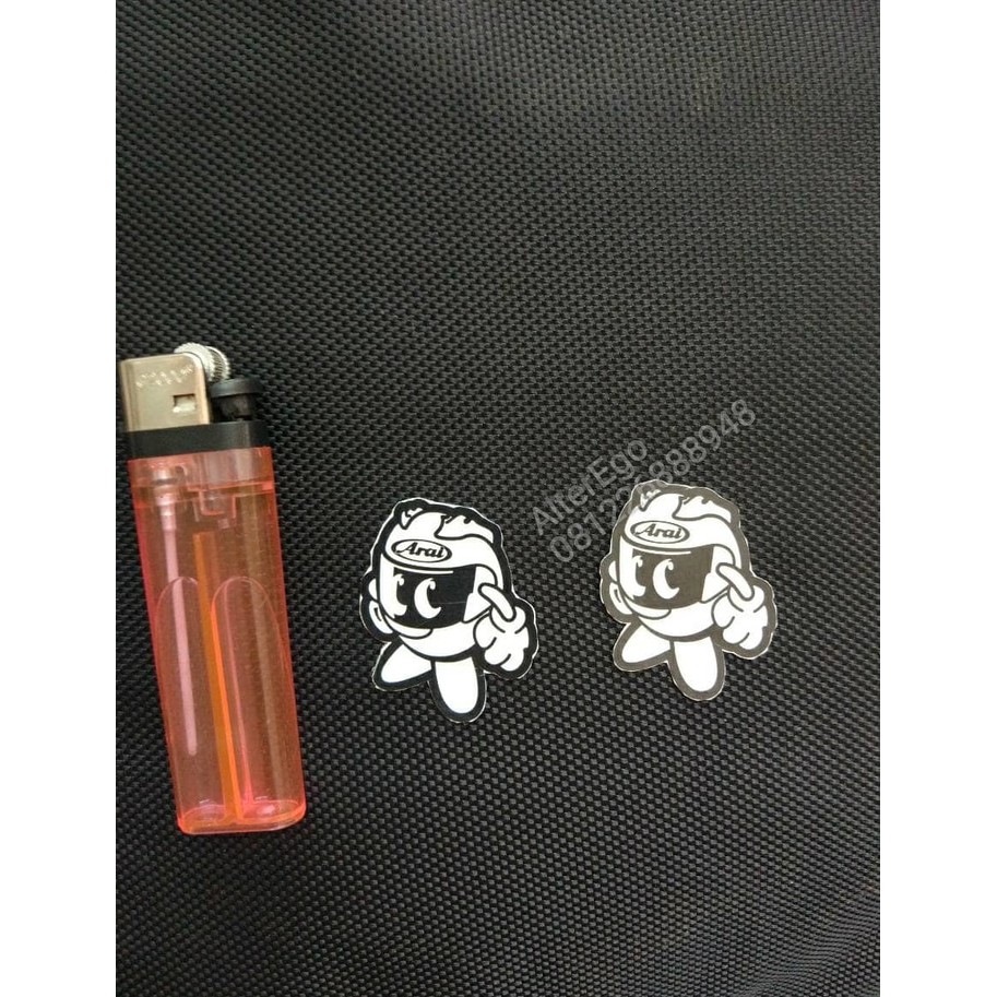 Jual arai carton print sticker tear off tearoff isi 2 pcs | Shopee ...