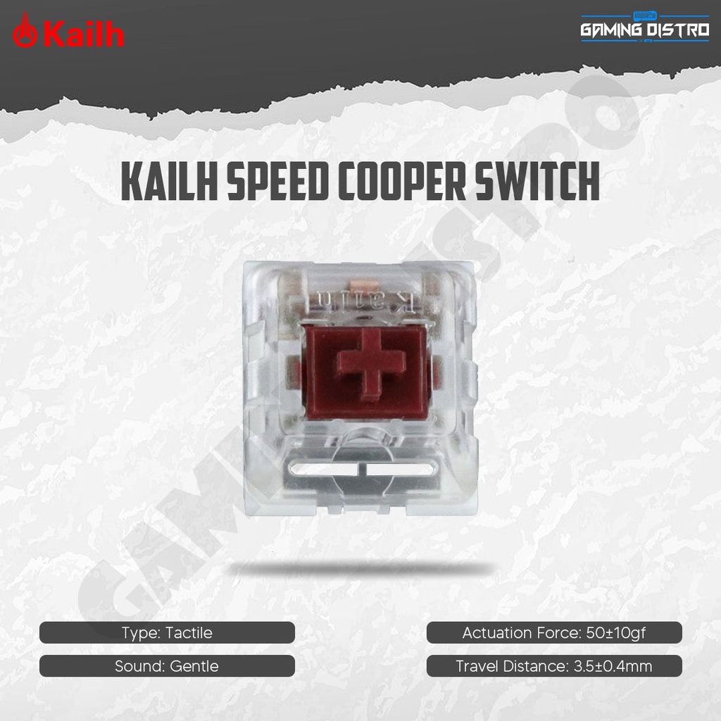 Jual Kailh Speed Cooper Switch Plate Mount 3 Pin Switch Mechanical ...