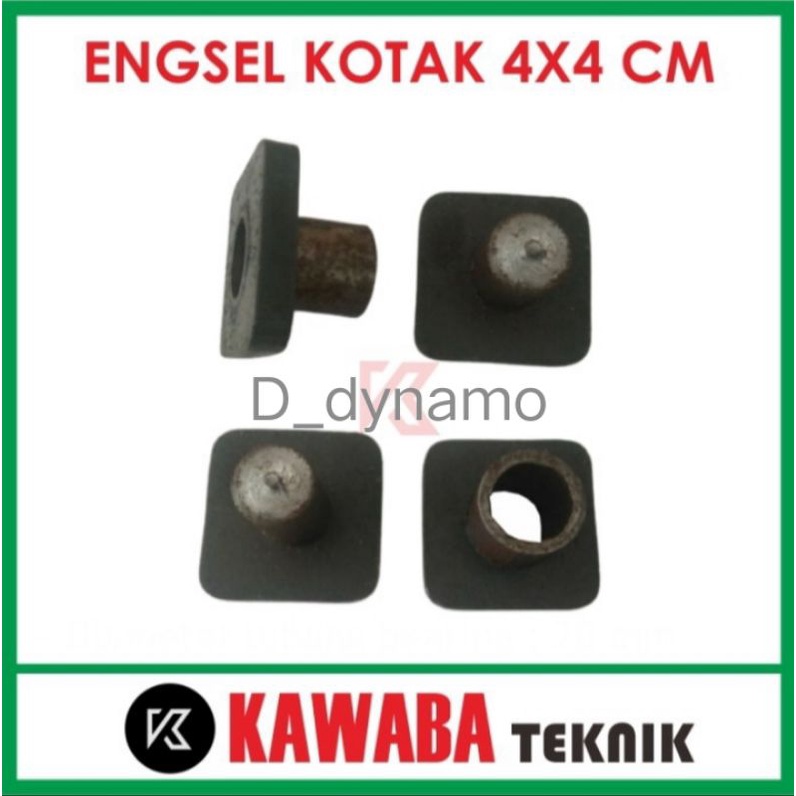 Jual Engsel Kotak Pagar 4X4 cm/Engsel Cabut/Engsel Pintu Besi Pipa ...