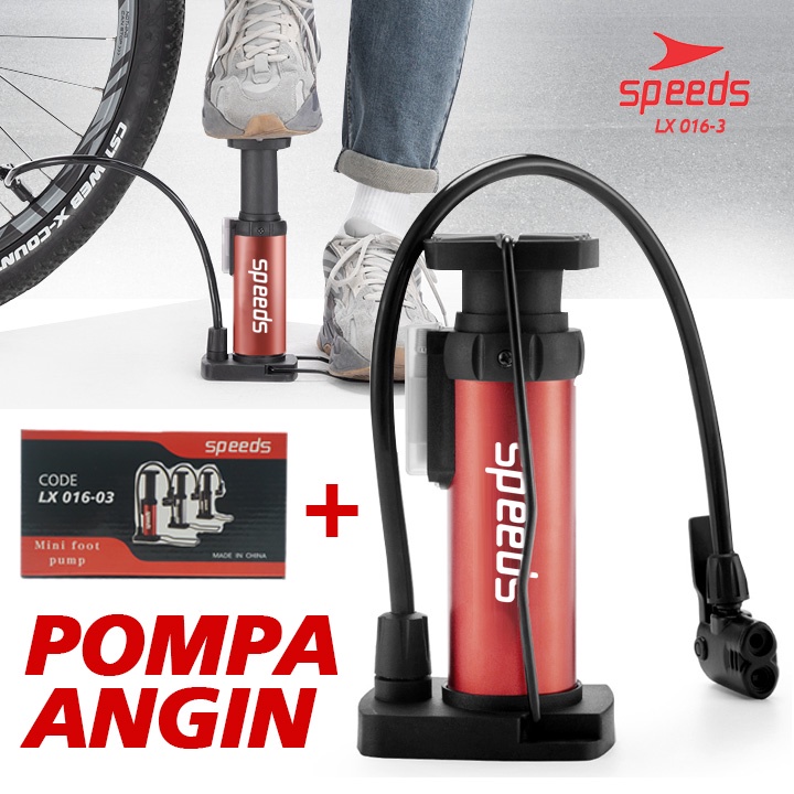 Jual SPEEDS Pompa Sepeda / pompa bola / pompa ban. / Pompa multifungsi ...