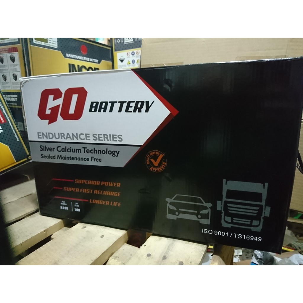 Jual Aki Kering MF Go Battery N100 100Ah GARANSI 1 TAHUN Aki Taft Excavator Beko Genset Truck ...