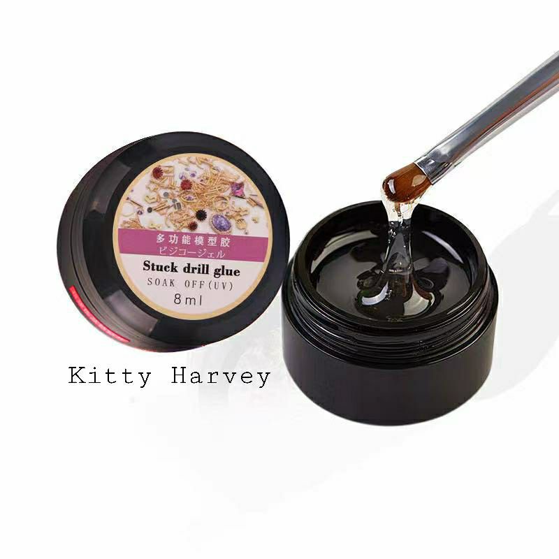Jual Lem UV nail | Stuck Drill Glue | Lem hiasan kuku UV | Shopee Indonesia