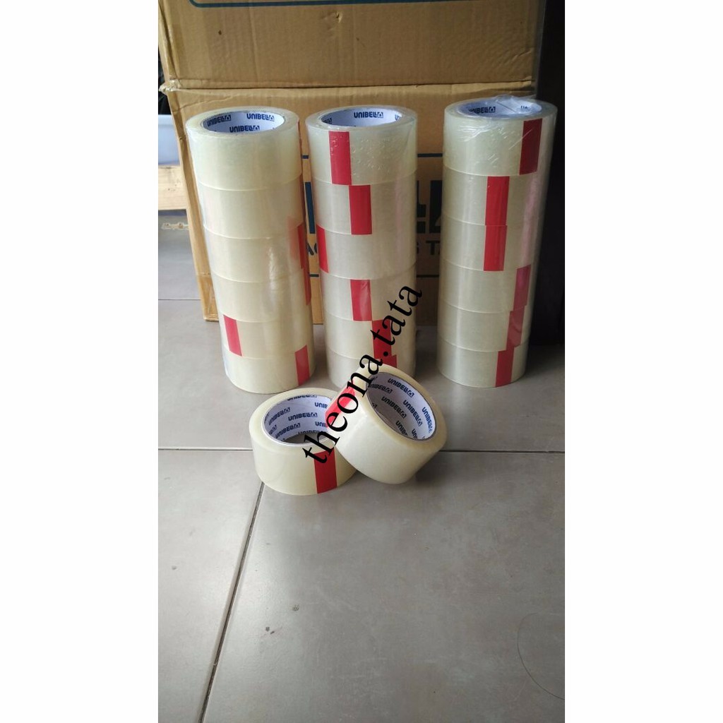 Jual Lakban Unibell 2" - 1" - fragile / selotip / solasi / solatip ...