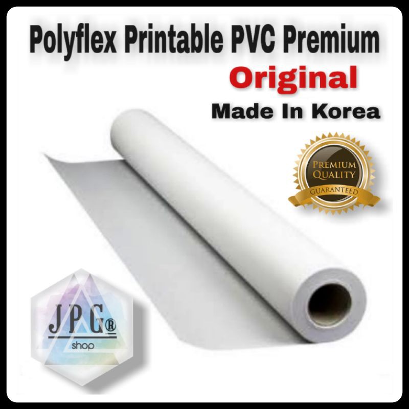 Jual Polyflex Printable PVC Premium Original Made In Korea | Shopee ...