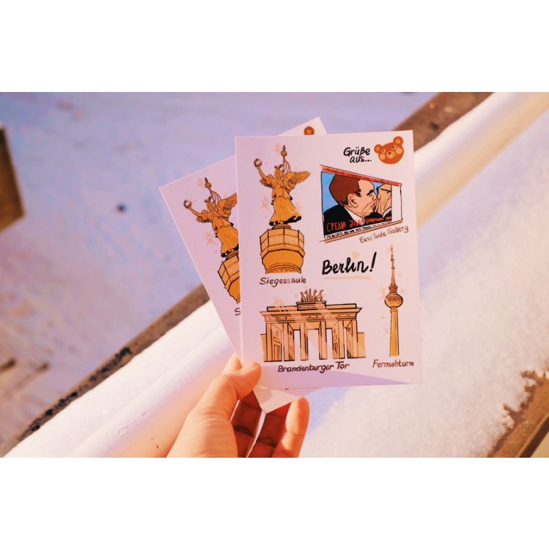 Jual Berlin Special Edition Postcard Kartu Pos Filateli Postcrossing ...