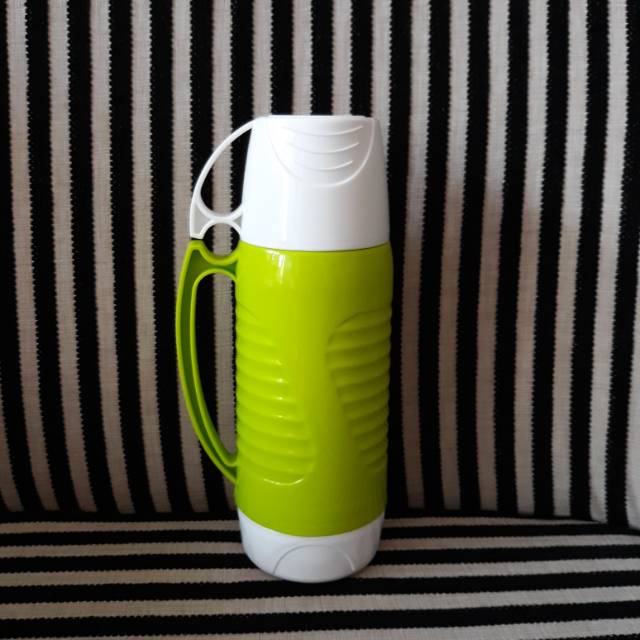 Jual RANTANGSHOP TERMOS AIR PANAS 500ml PLASTIK ADA GELAS CANGKIR DALAM ...
