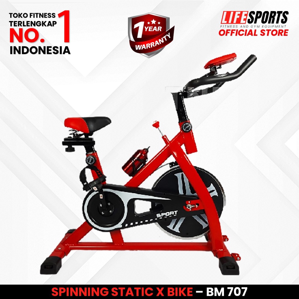 Jual LIFESPORTS - New Alat Olahraga Fitness Gym Static Spinning X Bike ...