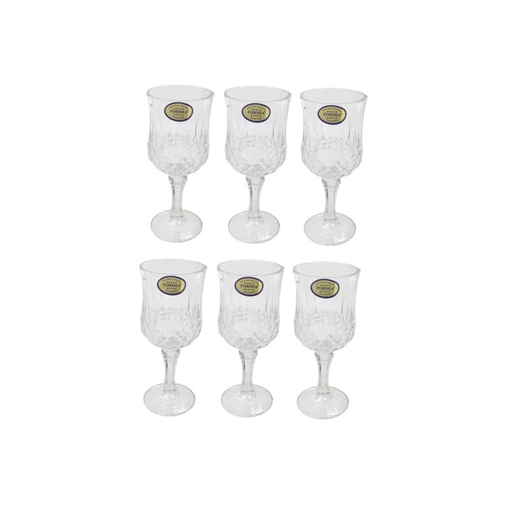 Jual Formia Gelas Berkaki Crystal Wine 25Cl/6 Pcs | Shopee Indonesia