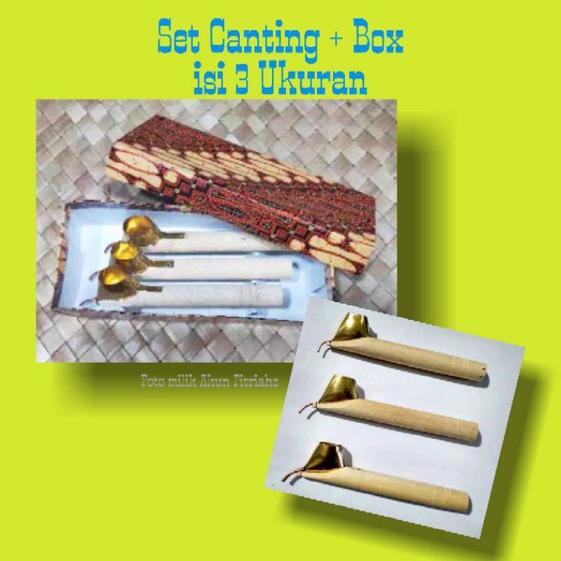 Jual Canting 3in1 Set 3 ukuran kemasan Box | Shopee Indonesia