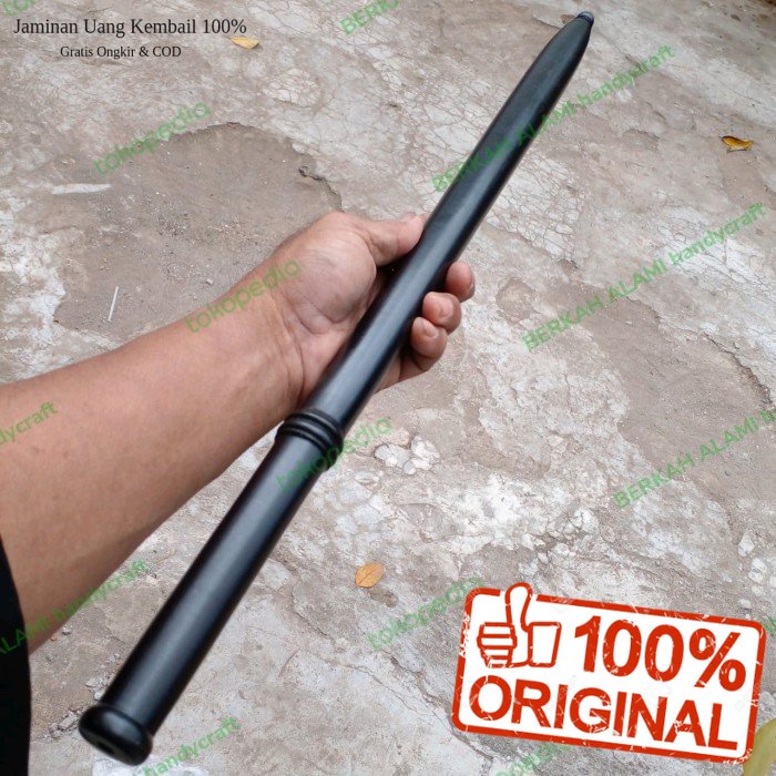 Jual gagang tombak landeyan kayu kelor hitam panjang 60cm | Shopee ...