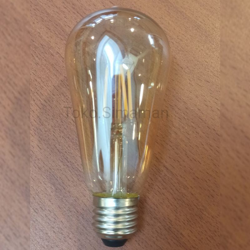 Jual LAMPU VINTAGE, ST64 LED, FILAMENT, LAMPU CAFE, ST64 FILAMEN, LAMPU ...