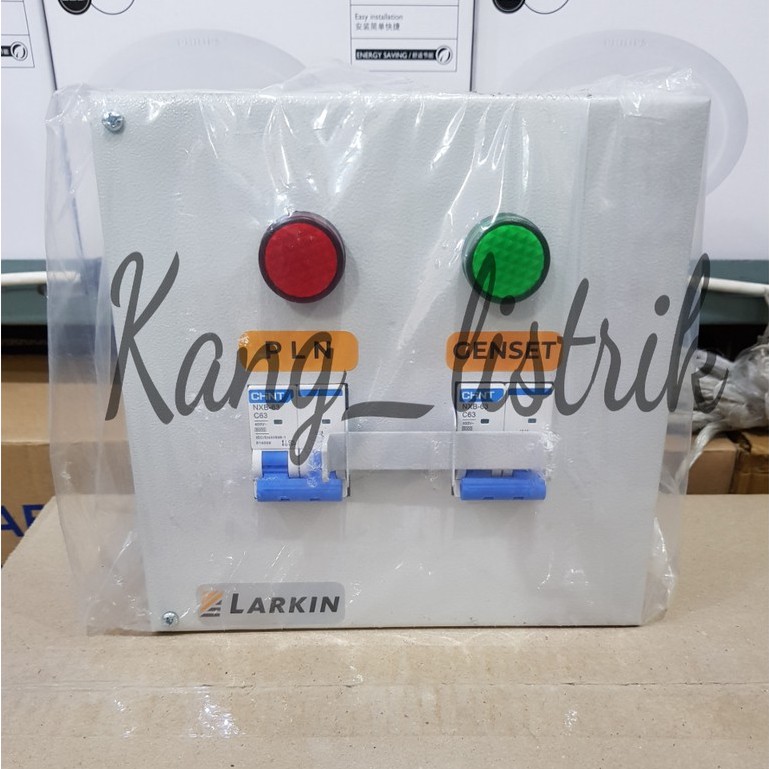 Jual HANDLE GENSET / OHM SAKLAR / PANEL BOX INTERLOCK LARKIN 1 PHASE 63 ...
