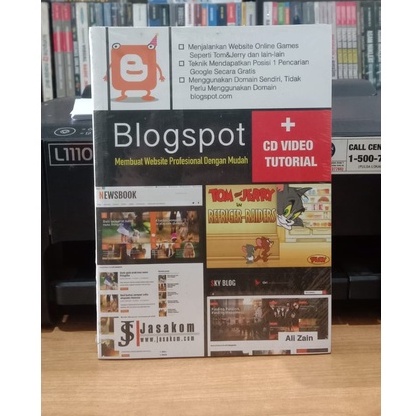 Jual Buku Blogspot Membuat Website Profesional Dengan Mudah (CD Video ...
