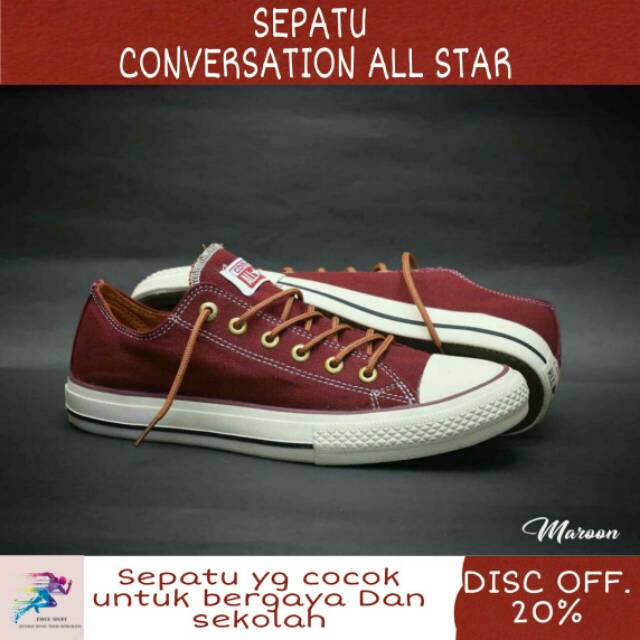 Jual New !! Sepatu Convers Konvers untuk Pria dan Wanita Cocok Untuk ...