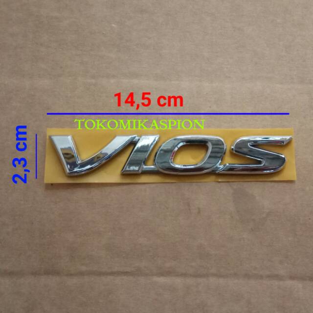 Jual emblem vios - tulisan vios - logo vios | Shopee Indonesia