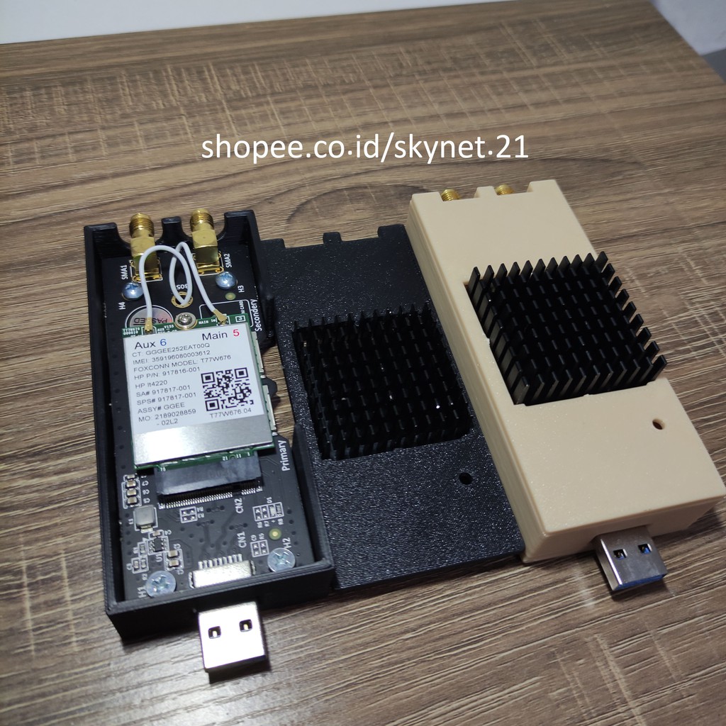 Jual Modem Rakitan HP lt4220 4G+ LTE CAT 12 Support 3CA Siap Pakai ...