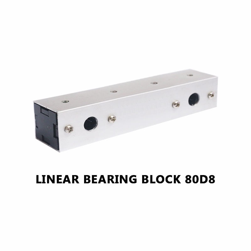Jual EELIC SCS-AL80D8 Linear bearing block dengan 2 bearing ukuran 8uu ...