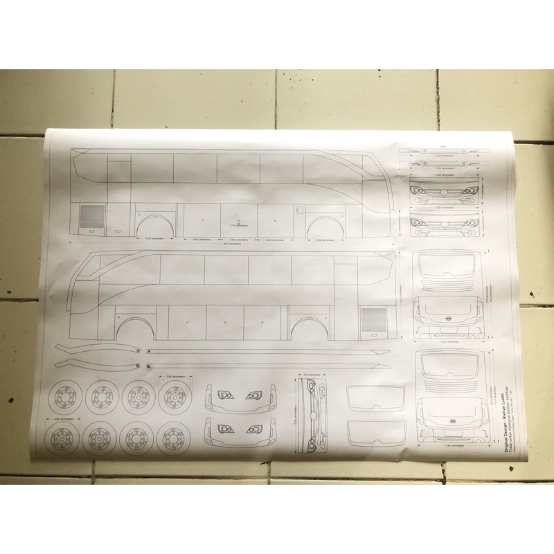 Jual Pola Miniatur Bus Grand tourismo Double Glass 1:20 | Shopee Indonesia