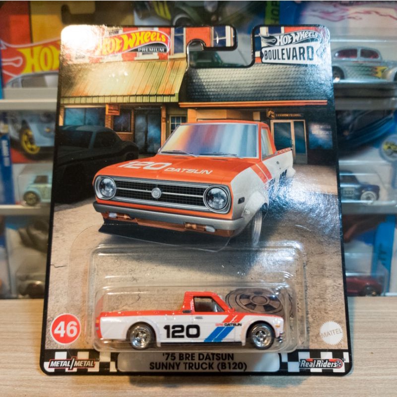 Jual HOT WHEELS 75 BRE DATSUN SUNNY TRUCK B120 - BOULEVARD 46 - PREMIUM | Shopee Indonesia
