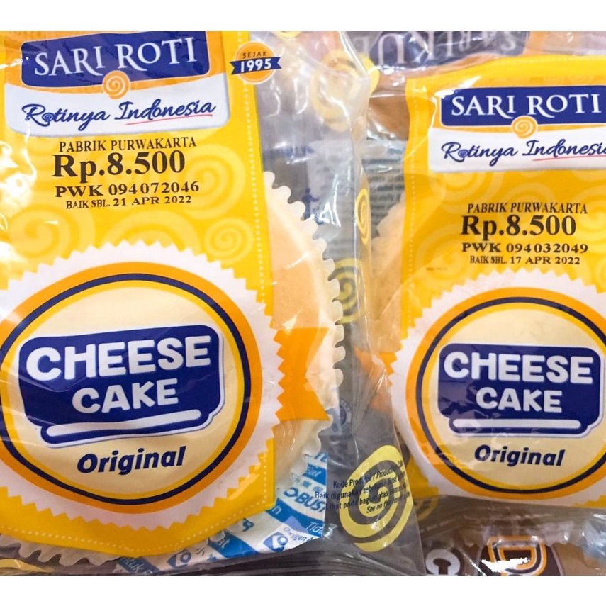 Jual SARI ROTI Cheese Cake Original - Kemasan 55 gr | Shopee Indonesia