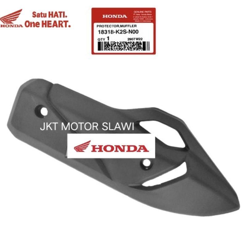 Jual Protector muffler tutup knalpot cover knalpot vario 160 2021-2022 asli honda ori ahm ...