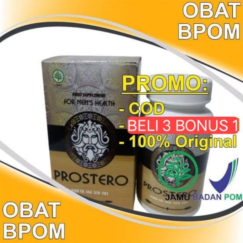 Jual PROSTERO ASLI ORIGINAL KAPSUL HERBAL OBAT PROSTAT BPOM | Shopee ...