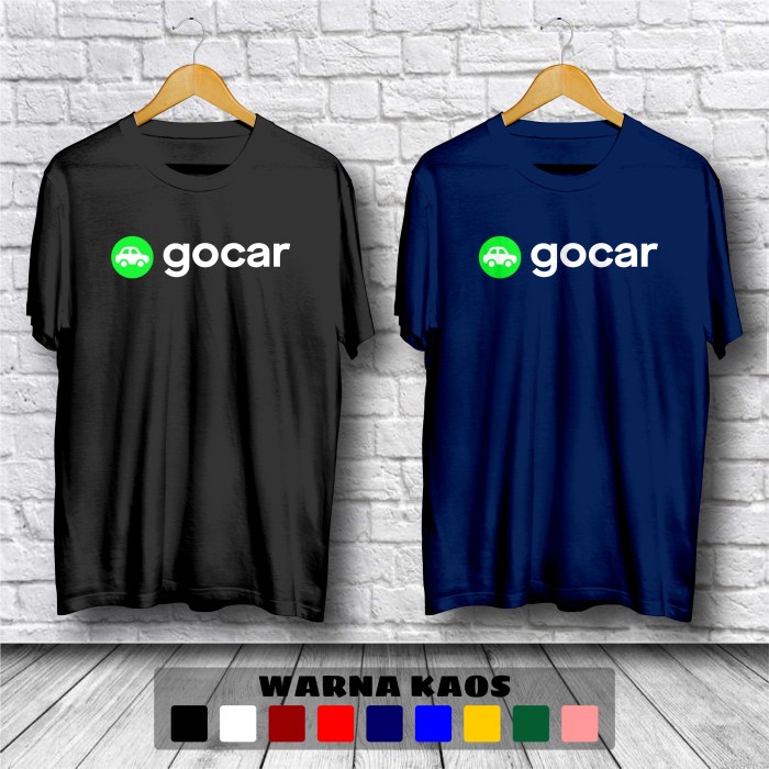 Jual Kaos Gocar Logo Baju Distro Bahan Premium (TSF) | Shopee Indonesia