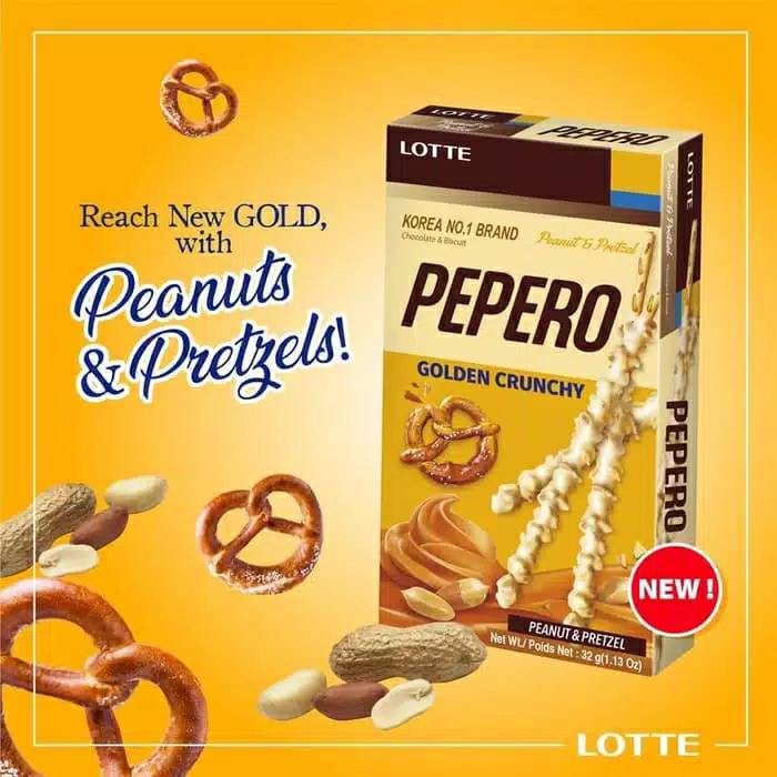 Jual LOTTE PEPERO GOLDEN ALMOND | Shopee Indonesia