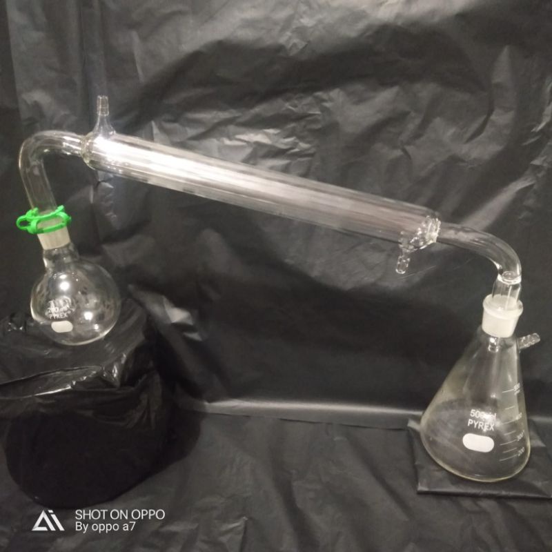 Jual DESTILASI VAKUM SET ELEMEYER 500ML LABU 250 ML | Shopee Indonesia