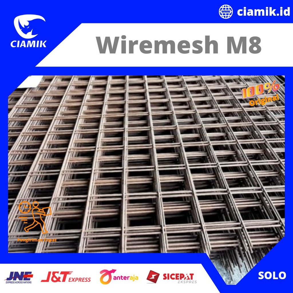 Jual Wiremesh Wermes M8 Besi Tulangan Cor Beton SNI | Shopee Indonesia