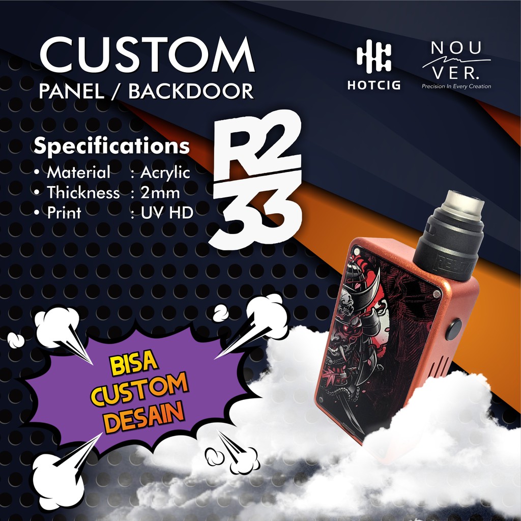 Jual CUSTOM PANEL BACKDOOR HOTCIG R233 R234 | Shopee Indonesia