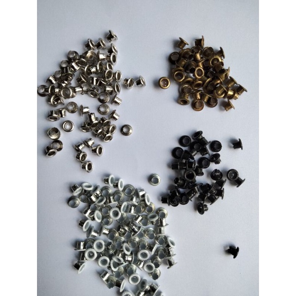 Jual 5000 PCS MATA AYAM 4 MM, PER PAK MATA AYAM TITIK MATA AYAM EYELET ...
