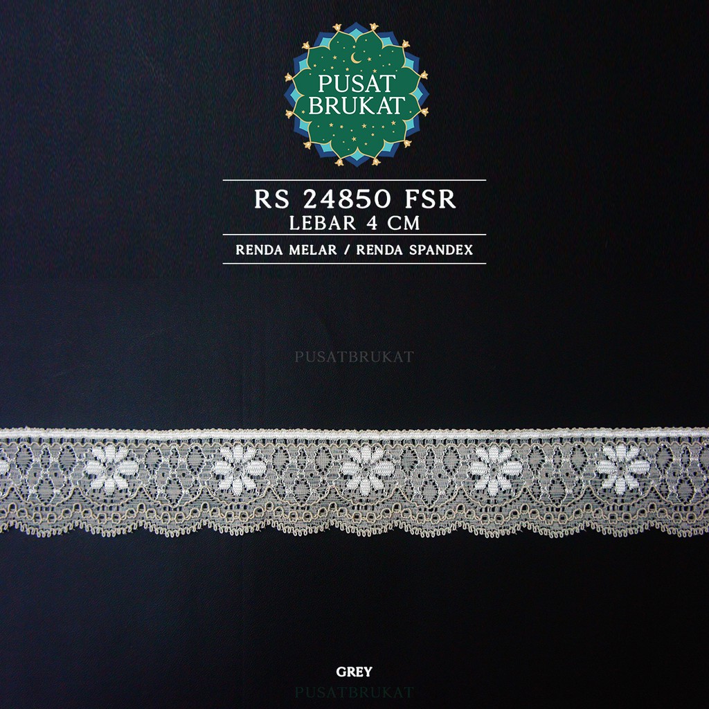 Jual KAIN RENDA SPANDEX / RENDA MELAR / RENDA STRETCH RS 24850 FSR ...