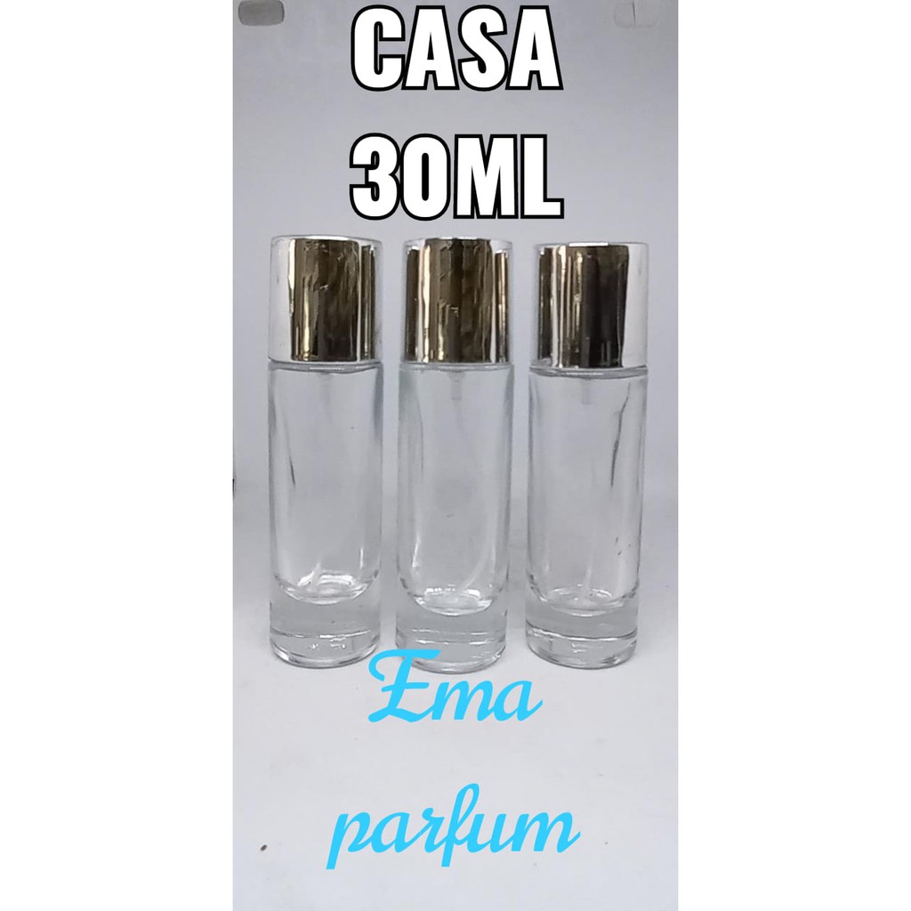 Jual (1 PCS) BOTOL CASA 30 ML BENING TRANSPARANT. BOTOL SPRAY KACA 30 ...