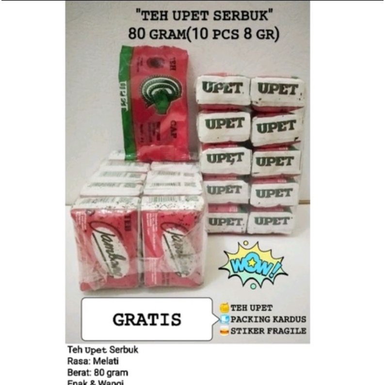 Jual Teh Upet Oleh - oleh Khas Cirebon 10 gram | Shopee Indonesia