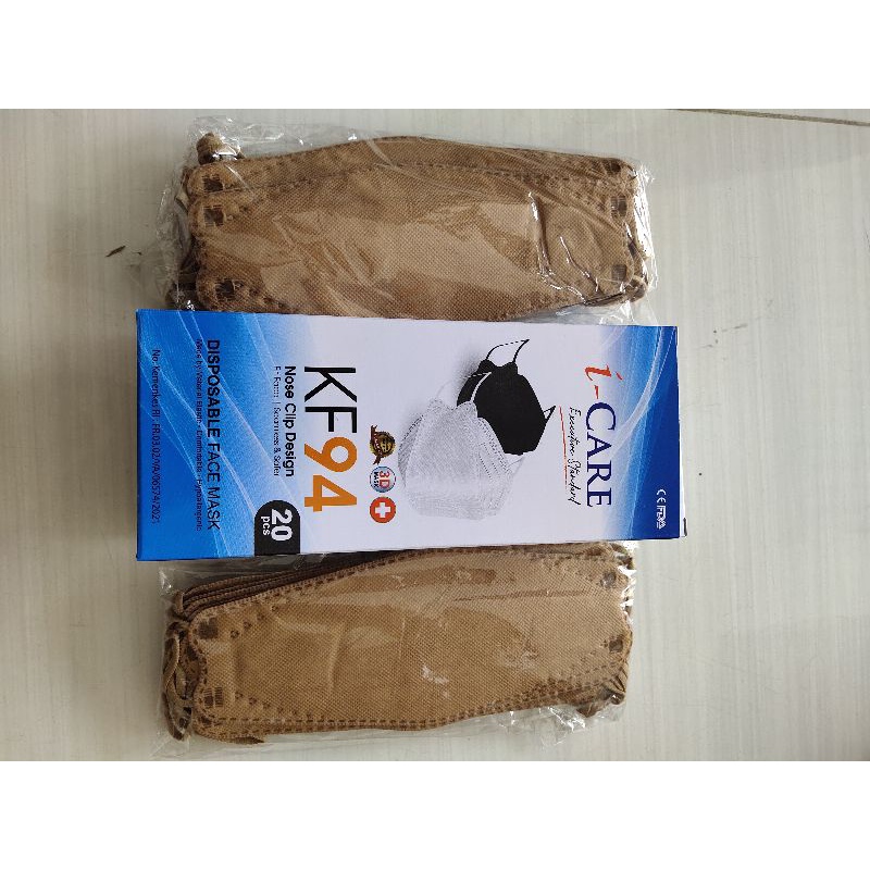 Jual masker kf94 evo icare 3d isi 20pc 4 ply bagus ready 9 WARNA TERLENGKAP | Shopee Indonesia
